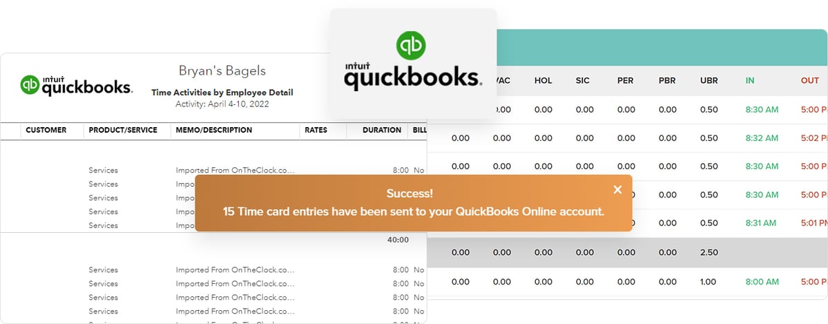 Time Clock Integration with Quickbooks | Accurate Payroll Data Made ...